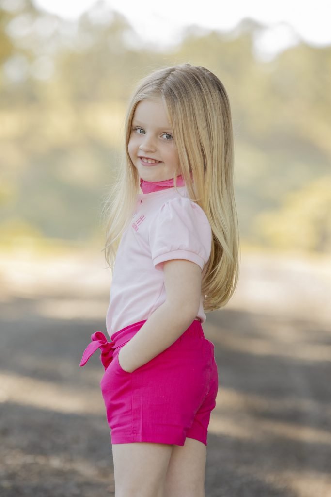 Little Girl Wearing Shorts at Ruby Huntley blog